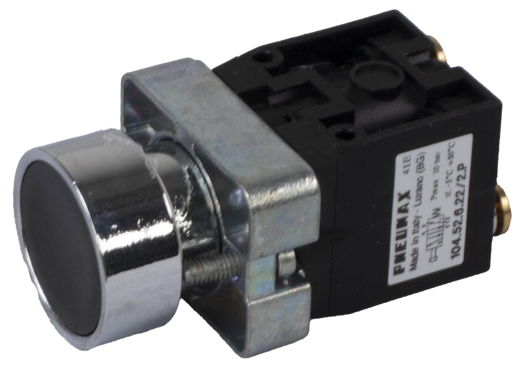 5/2 valve push button black Ø4 Pneumax - Salhydro Oy